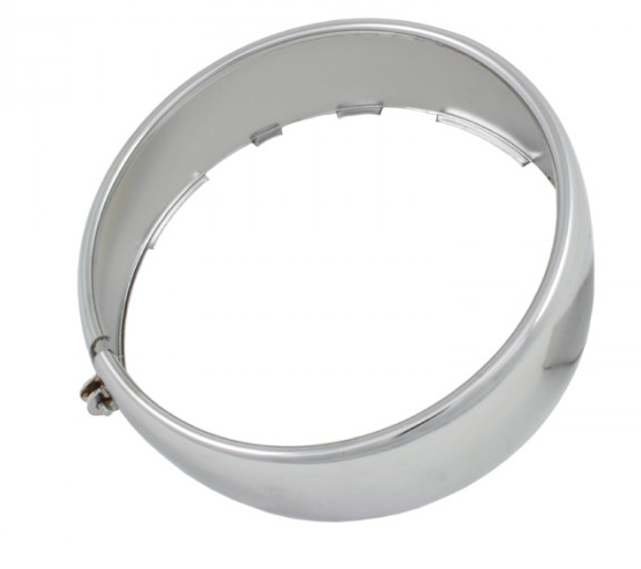 Classic Fiat 600 Right Headlamp Headlight Surround Chrome Bezel Rim Fr ...