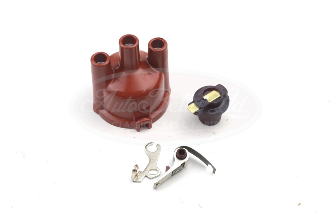 Classic Fiat 500 R 126 Distributor Cap Rotor Arm & Points Service Igni ...