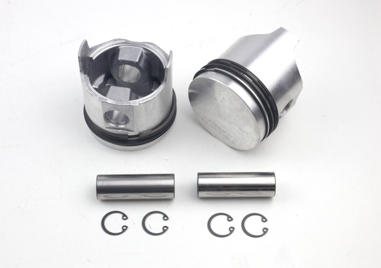 Classic Fiat 500 126 Pistons Rings Rods & Clips Kit 650cc 77mm STD Pai ...