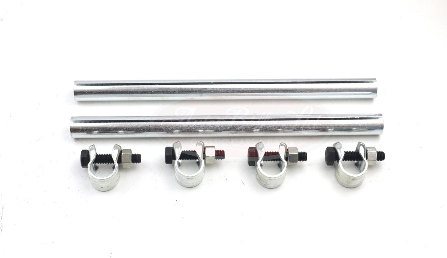 2x Classic Fiat 500 126 600 Steering Track Rod Clamp Tie Clip Kit Made ...
