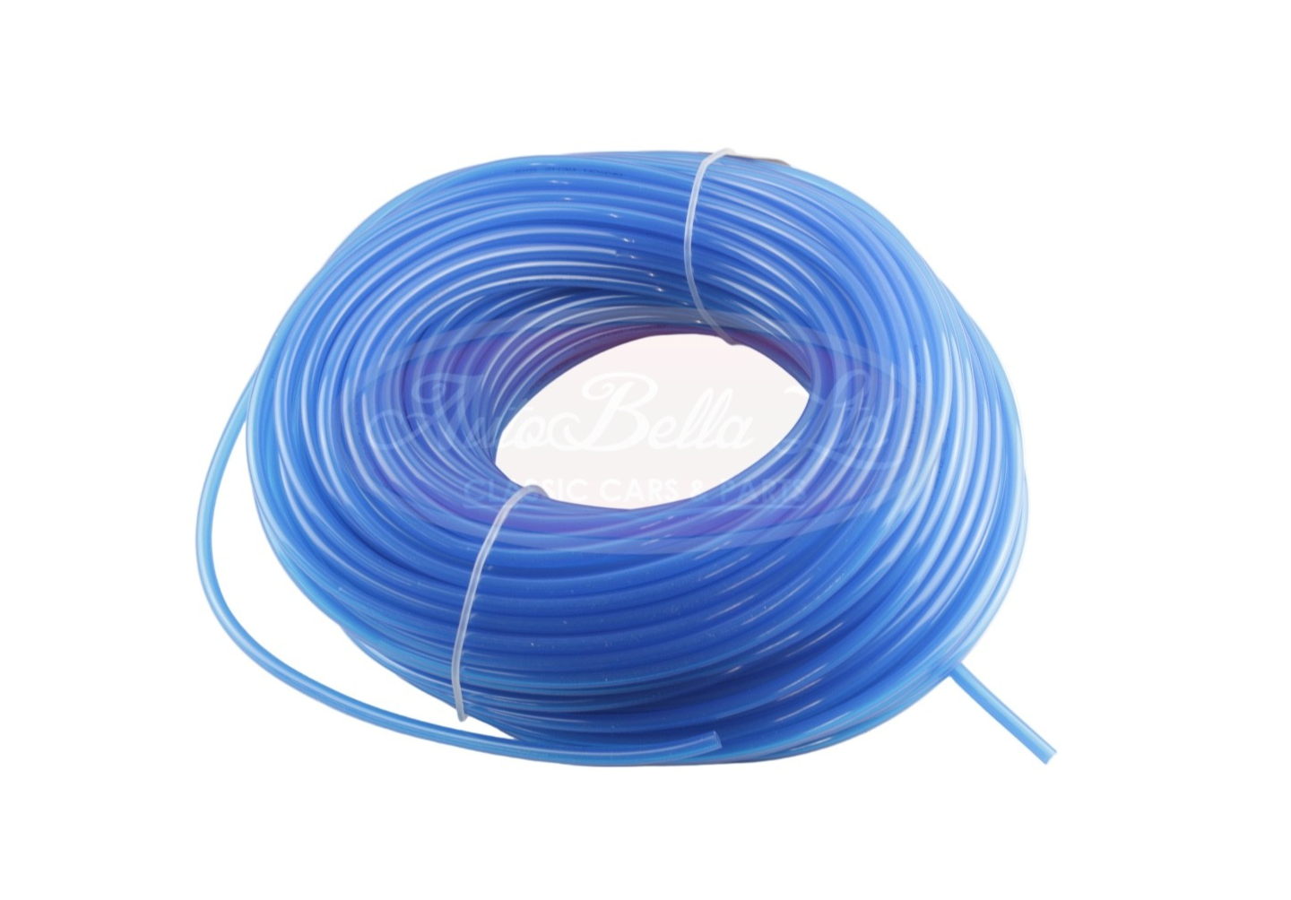 Classic Fiat 500 126 600 850 5x9mm Blue Fuel & Brake Fluid Line Hose T ...