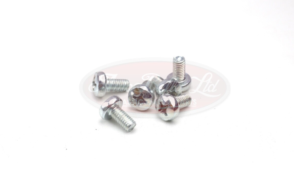 Classic Fiat 500 F L R Door Lock Catch Screw 6 Piece Screws Kit Like O ...