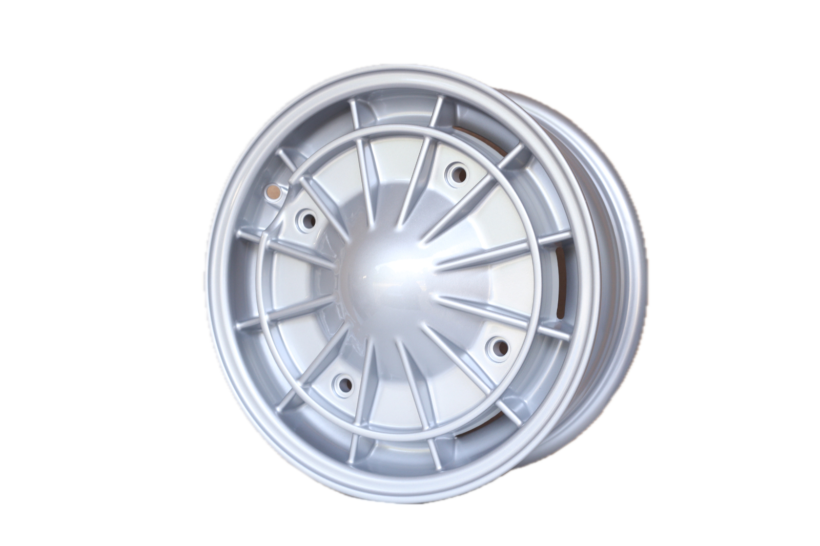 4x Classic Fiat 500 126 Lesmo Rims Aluminium Wheels 4x190 4.5x12 ET30 ...