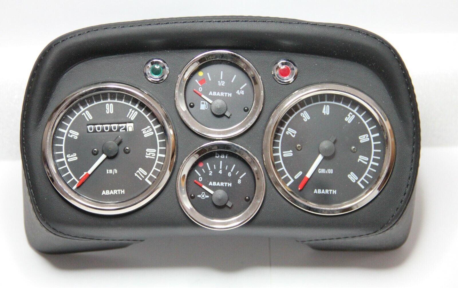 Classic Fiat 500 L 595 Abarth Speedo Speedometer Dashboard Dials Leath ...