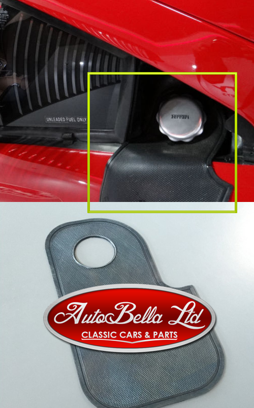 FERRARI 308 328 208 FUEL FILLER SEAL RUBBER BIB PROTECTION INSULATOR B ...