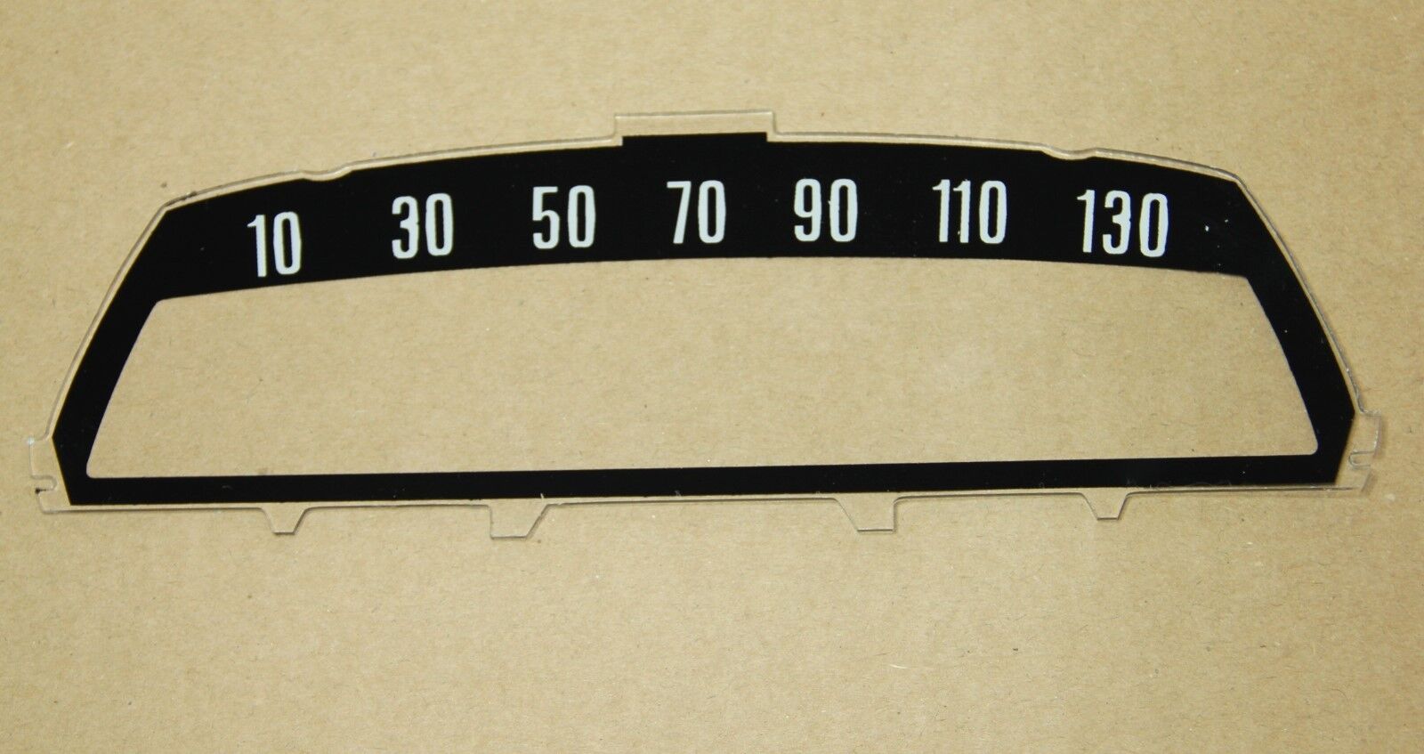 CLASSIC FIAT 500 L SPEEDO SPEEDOMETER GLASS ( Km/h ) SQUARE SPEEDO BRA ...