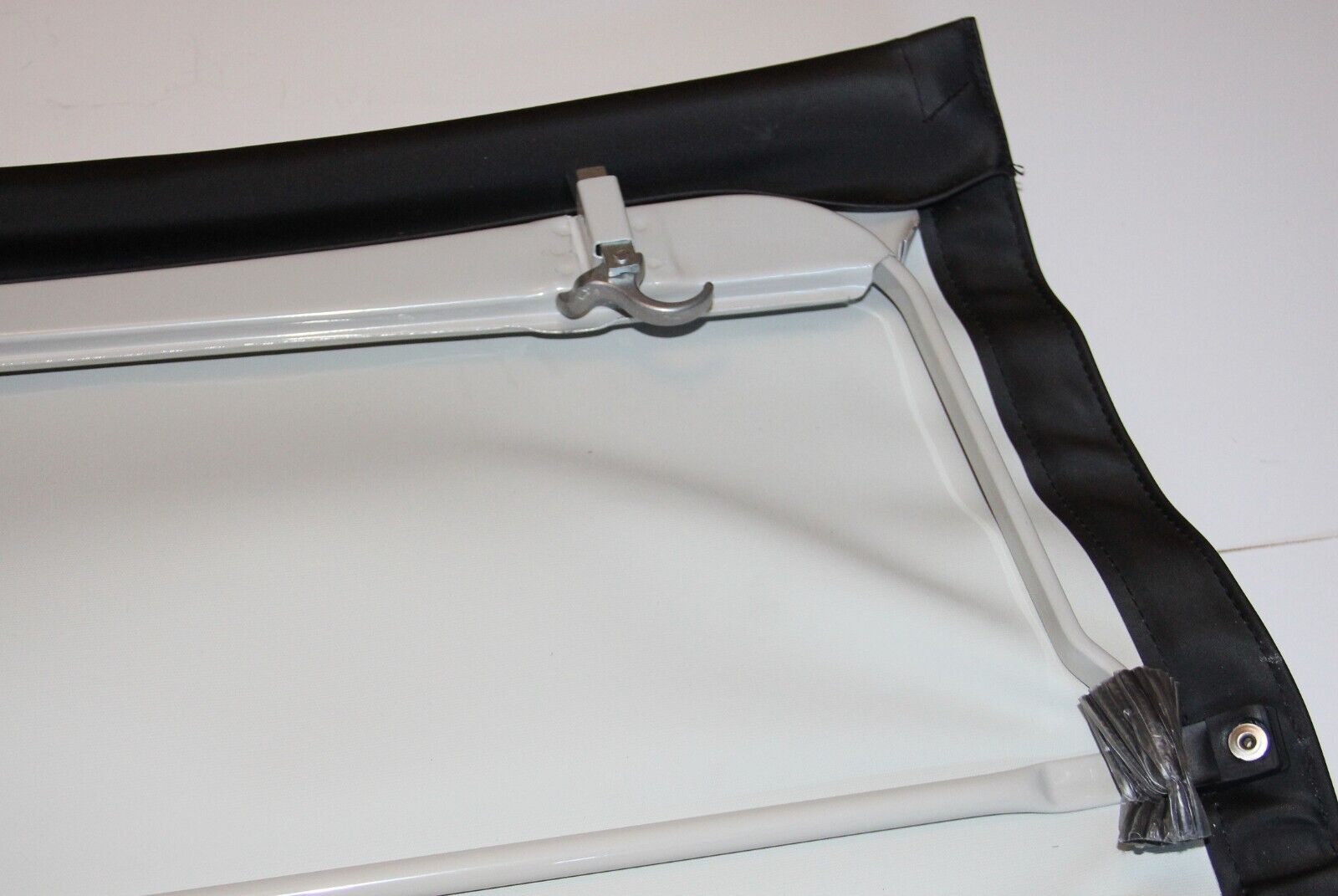 CLASSIC FIAT 500 D COMPLETE BLACK SOFT TOP SUNROOF FRAME STRUCTURE SHO ...